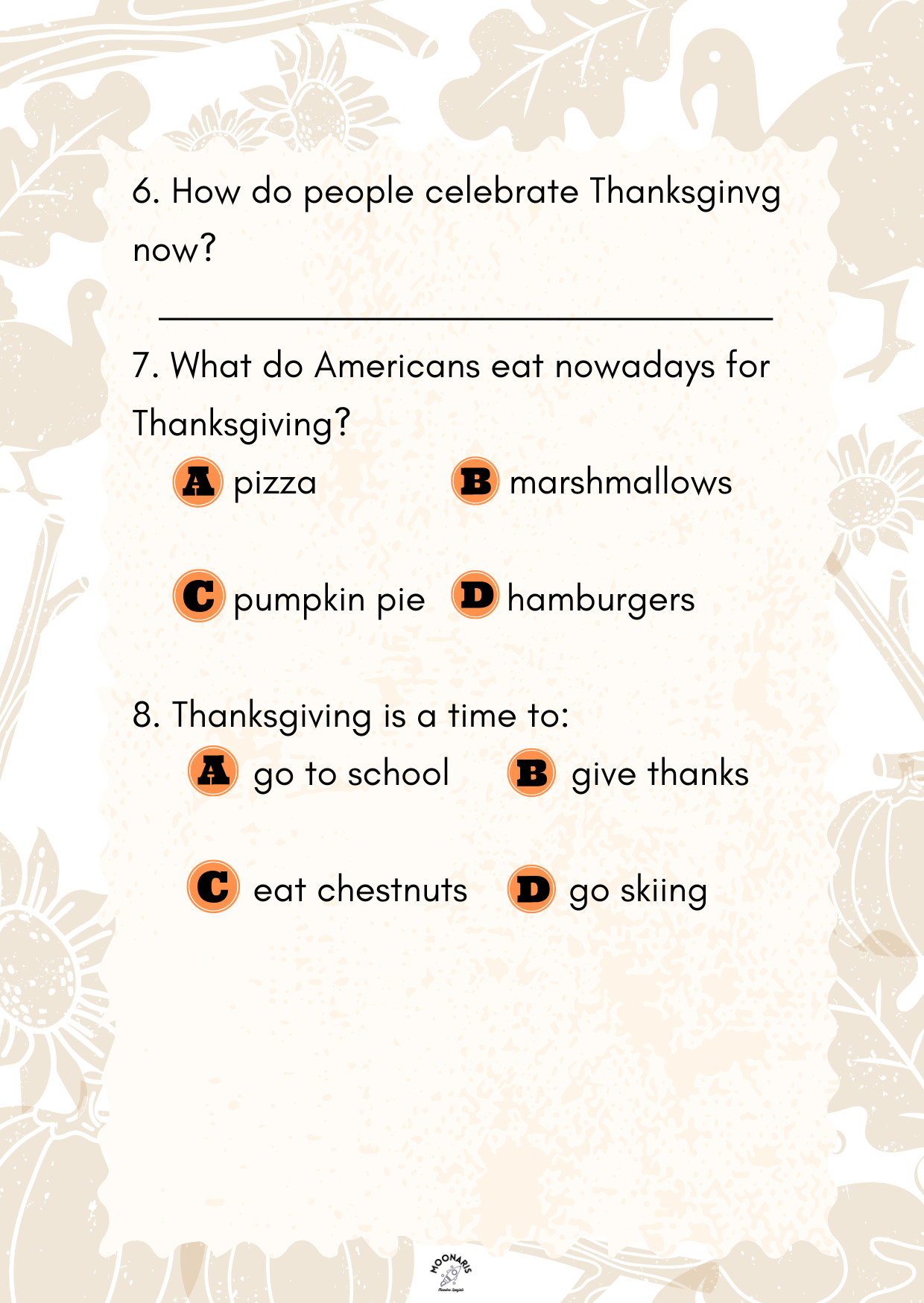 Thanksgiving Day – Moonaris – Maestre Spaziali